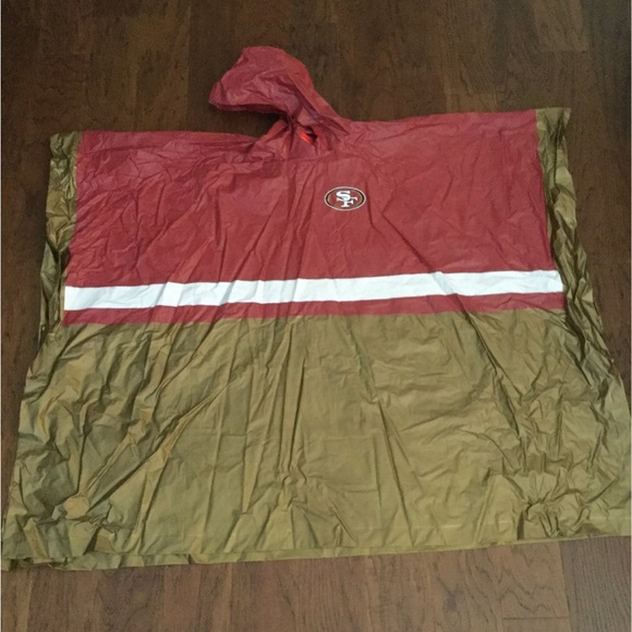 NFL | Jackets & Coats | San Francisco 49ers Nfl Hooded Poncho With ...
